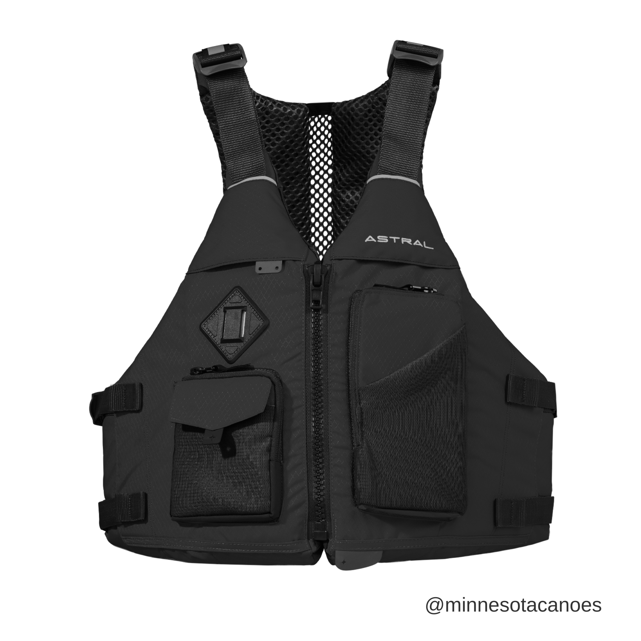 E-Ronny (Space Black) Astral Life Jacket / PFD – Minnesota Canoes
