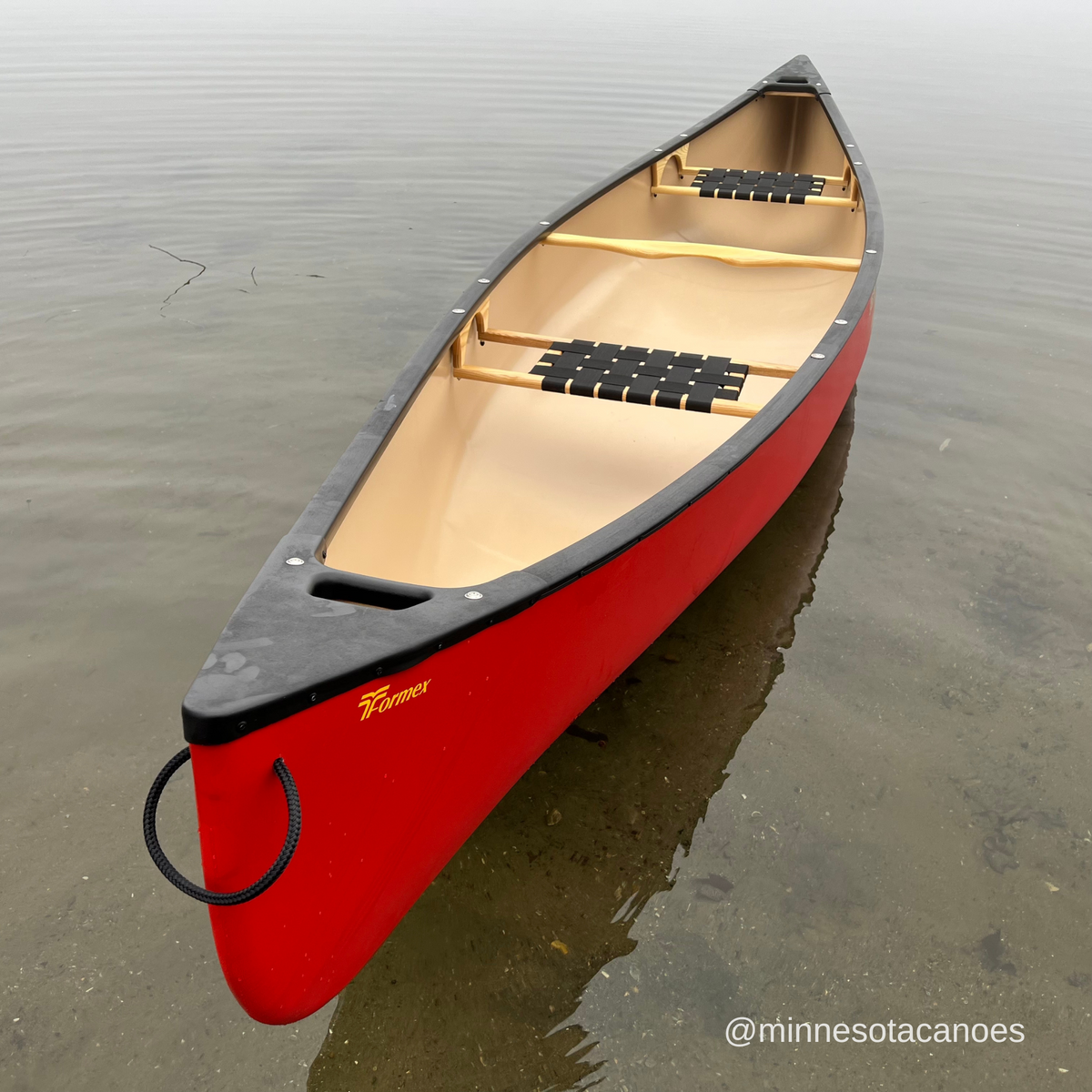 PROSPECTEUR 15 (15' 0") T-Formex Red Tandem Esquif Canoe – Minnesota Canoes