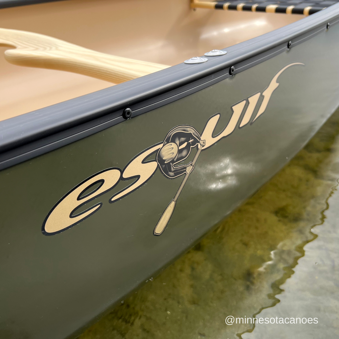 CARGO 15 (15' 0") T-Formex Olive Square Stern Tandem Esquif Canoe ...