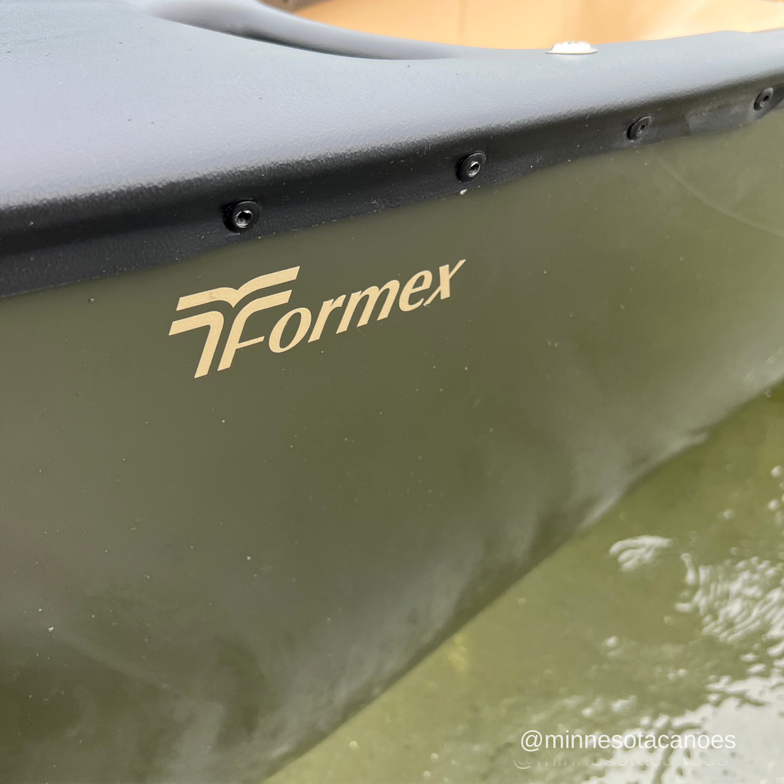 HERON (14' 6") T-Formex Olive Square Stern Tandem Esquif Canoe with 3 ...
