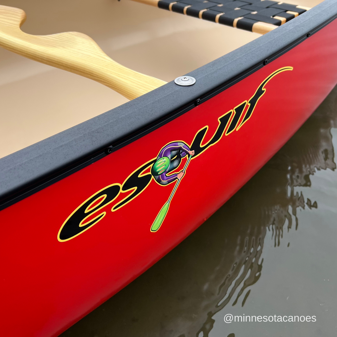 PROSPECTEUR 15 (15' 0") T-Formex Red Tandem Esquif Canoe – Minnesota Canoes