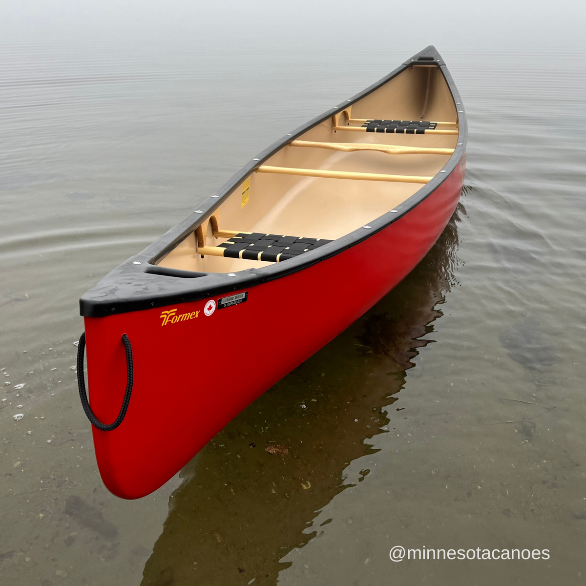PROSPECTEUR 16 (16' 0") T-Formex Red Tandem Esquif Canoe – Minnesota Canoes