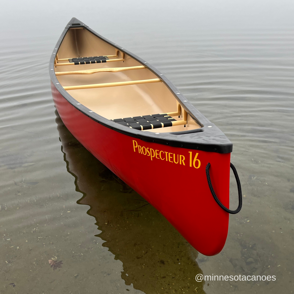 PROSPECTEUR 16 (16' 0") T-Formex Red Tandem Esquif Canoe – Minnesota Canoes