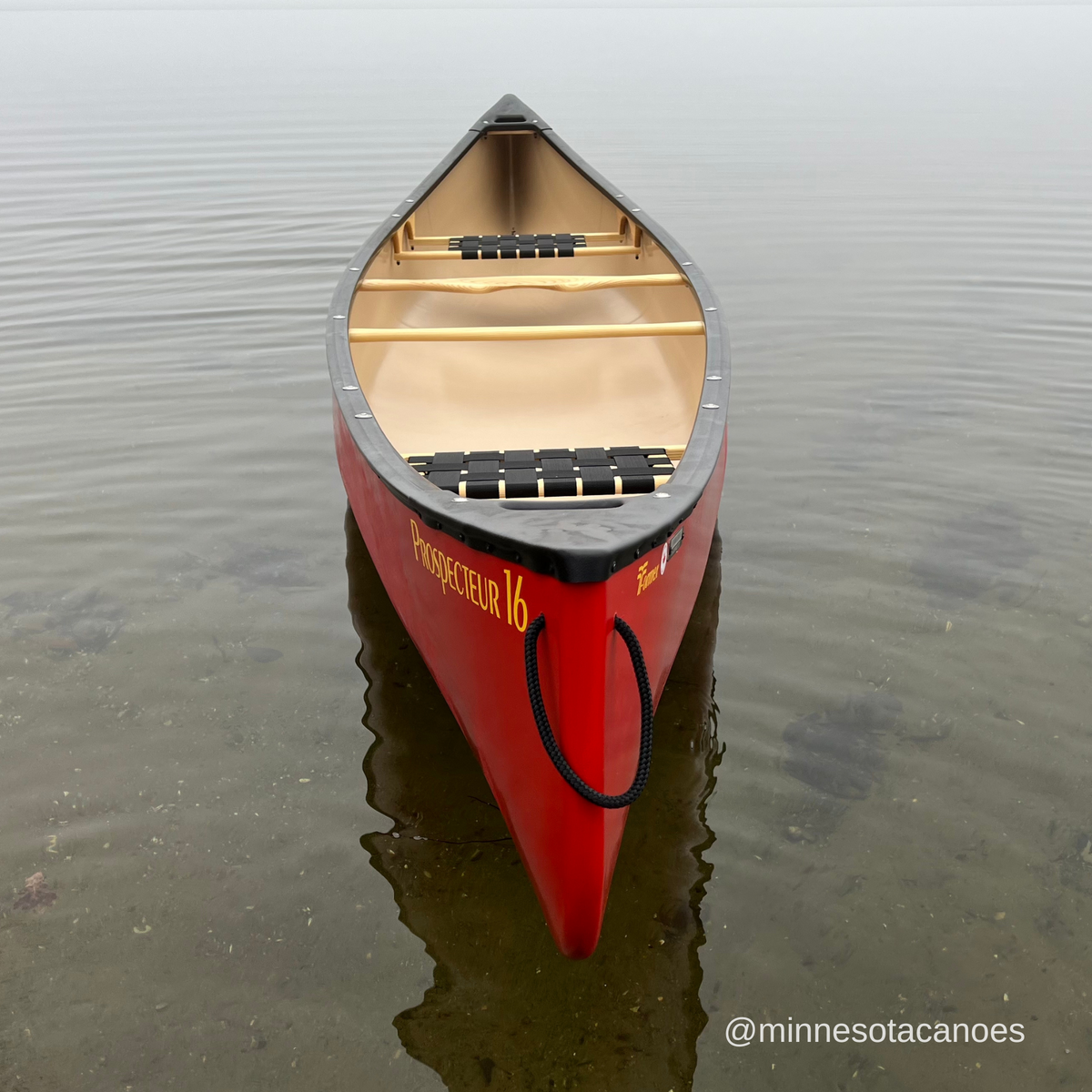 PROSPECTEUR 16 (16' 0") T-Formex Red Tandem Esquif Canoe – Minnesota Canoes