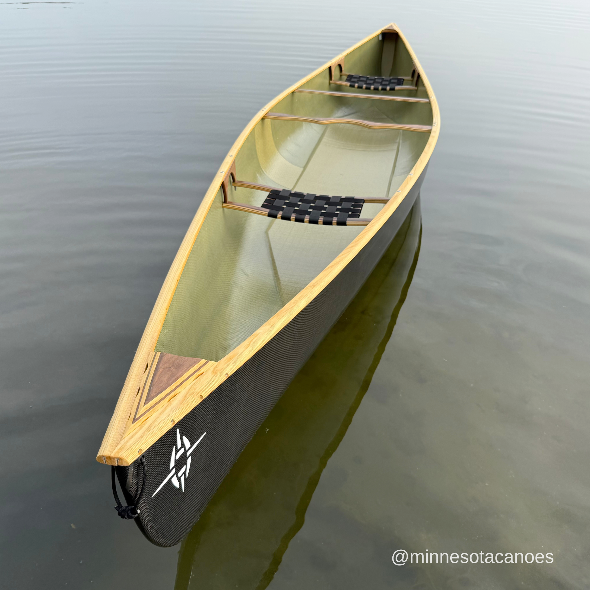 B 16 (16' 0") BlackLite w/Wood Trim Tandem Northstar Canoe – Minnesota ...