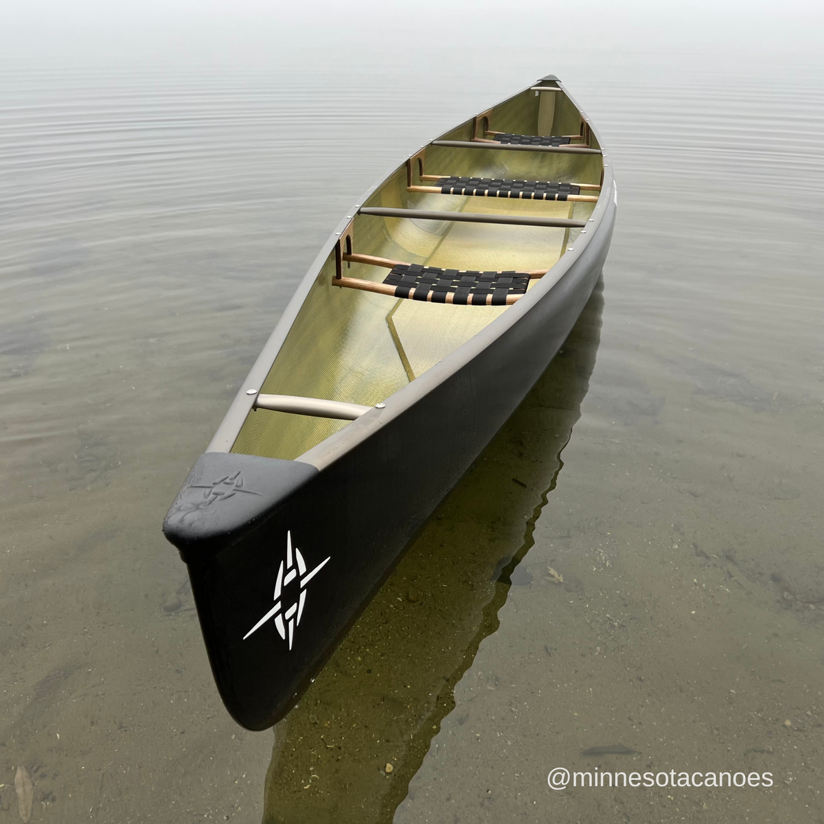 POLARIS (16' 9") BlackLite Tandem Northstar Canoe with 3 Seats ...
