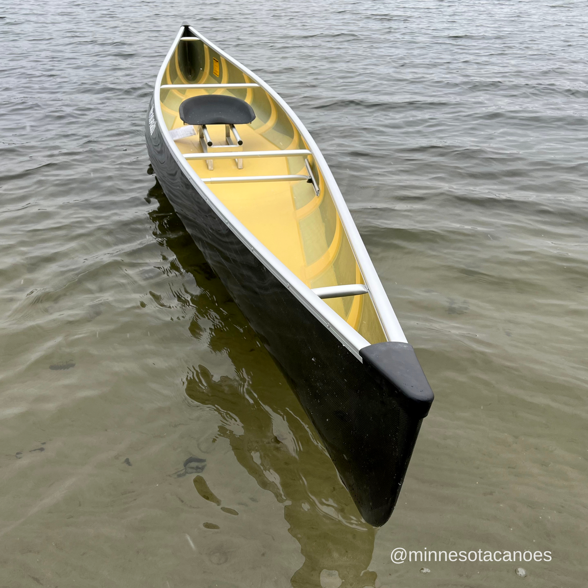 Prism 16' 6" Aramid Ultra-light w/Silver Trim Solo Canoe – Minnesota Canoes