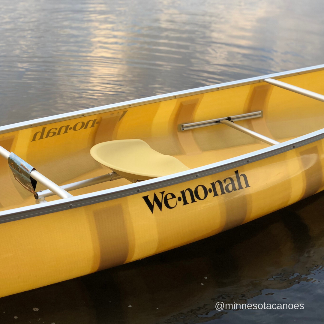 Prism 16' 6" Aramid Ultra-light w/Silver Trim Solo Canoe – Minnesota Canoes