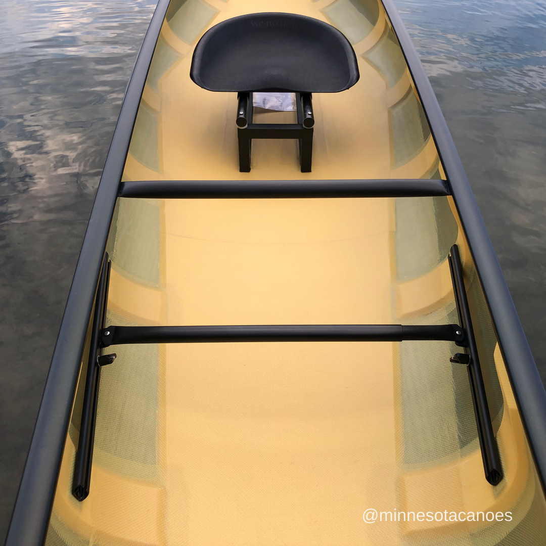 VOYAGER (17' 6") Graphite Ultra-light w/Black Trim Solo Wenonah Canoe ...