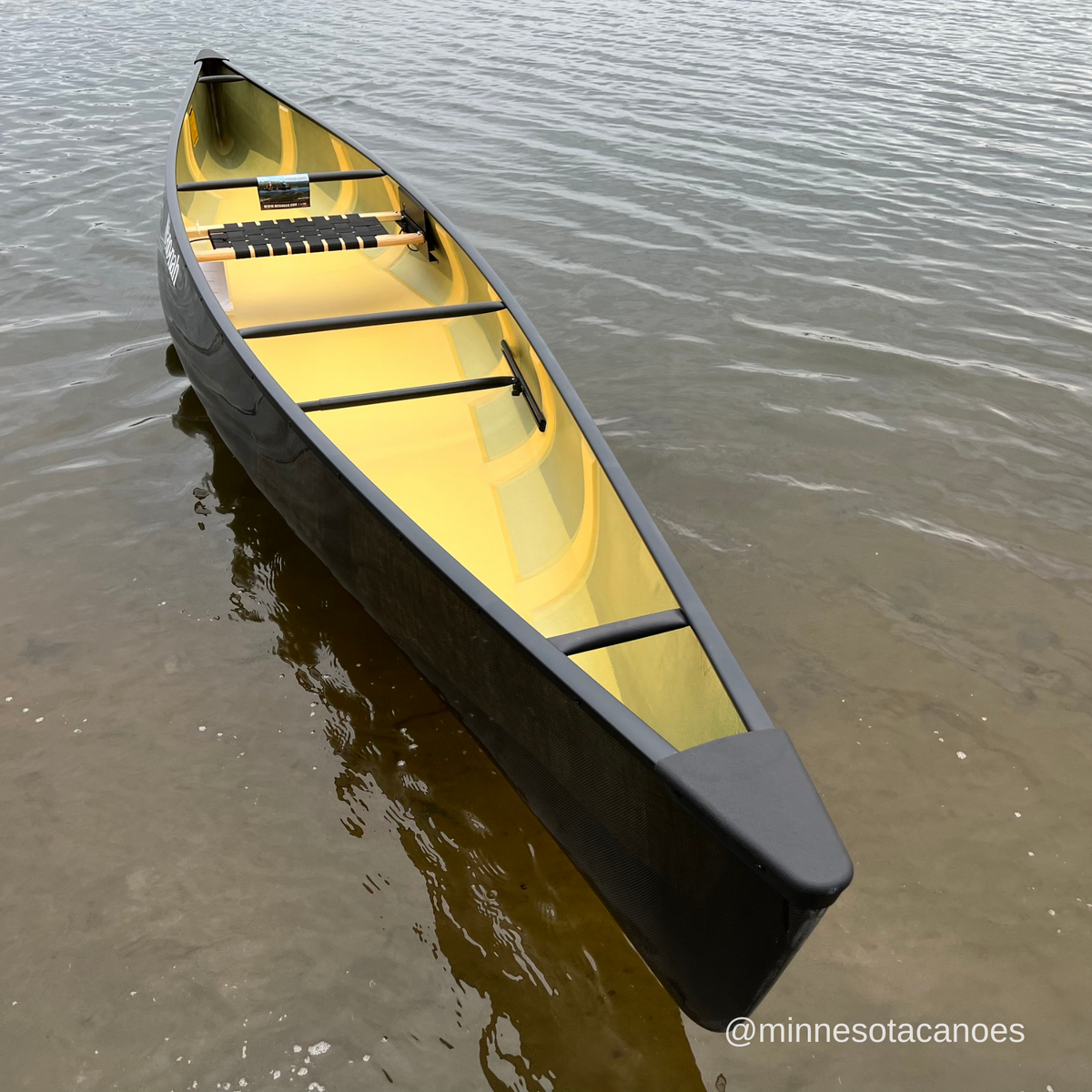 WILDERNESS (15' 4") Graphite Ultra-light w/Black Trim Solo Wenonah Can ...